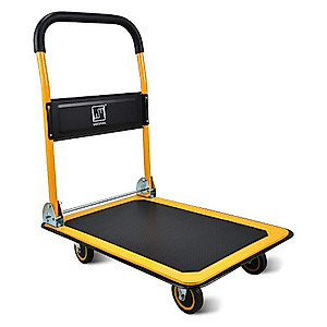 Wellmax Platform Cart 330lb Yellow and 660lb Red
