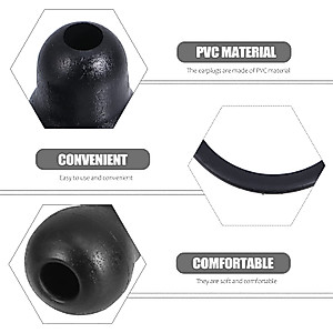 Healvian 2 Sets Accessories Ear Plugs Silicone Replacement Earplugs Ear Tips Replacement Earpiece Replacement Large Diaphragm Cover Adult Diaphragm Earbuds Skull PVC