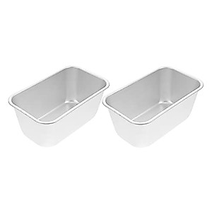 Luxshiny 2pcs Making Non Breads Cakes Gadgets Home Toast Homemade Nonstick Restaurant Meatloaf Molds Kitchen Stick Alloy Household Bakery Pan Loaf Cake Baking Bread Utensils Bakeware