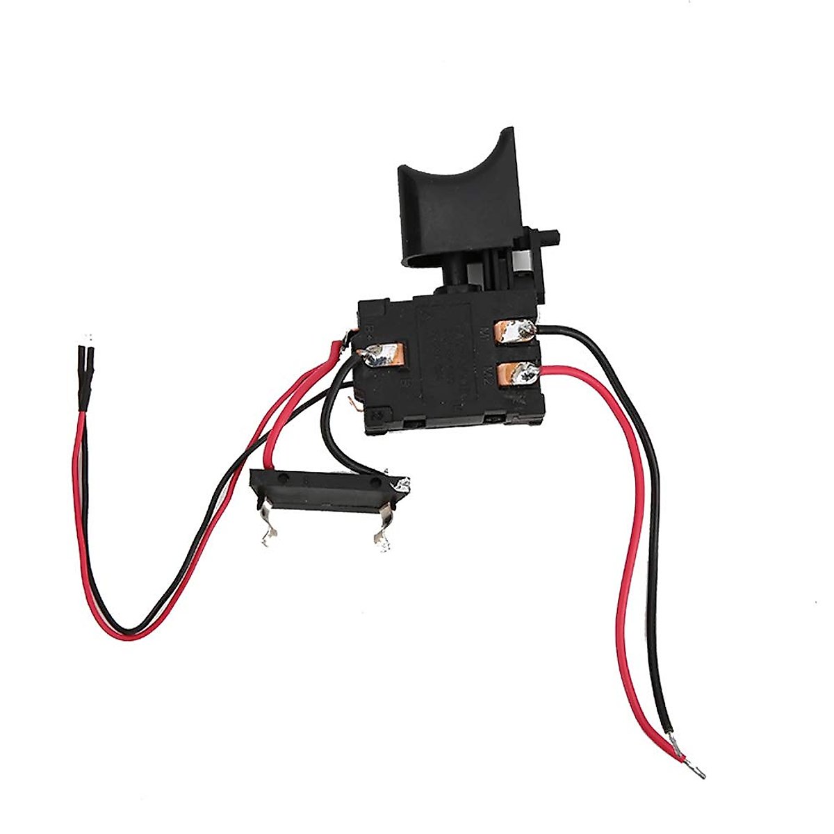 Electric Drill Switch, Upgrade Switch Replacement with 7.2 V to 24 V Lithium Battery Cordless Drill Speed Control Switch with Small Light