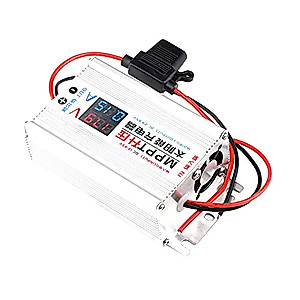 Deeoee 200W DC 13-45V 10A MPPT Boost Solar Charger Controller Module Battery Set-UP Voltage Regulator with LED Digital Display
