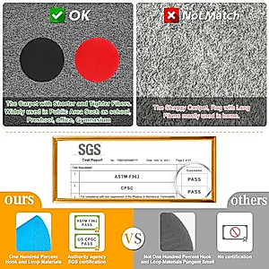 IKAYAS 100 Pcs Carpet Spots Markers Carpet Circles Carpet Dots Markers for Kids Preshool Classroom Social Distancing, Carpet Floor Dots Carpet Markers for Classroom Decoration