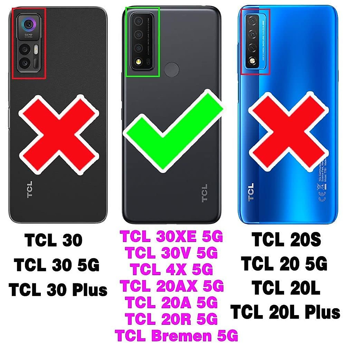 Asuwish Phone Case for TCL 30XE/30V/4X/20AX/20A/20R/Bremen 5G with Tempered Glass Screen Protector Hybrid Rugged Protective Cell Cover TLC T601DL 30 XE XE5G V 20 AX R A 6.67 Women Men Blue