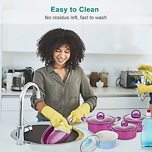 Irfora Non-Stick Pots and Pans Set 13-Piece Kitchen Utensil Set Kitchen Cookware Gifts for Friends and Family