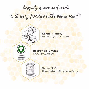 Burts Bees Baby Infant Reversible Blankets 100% Organic Cotton GOTS Certified - Tall Tulips Prints with Quilting Pattern Soft Nursery Blanket with 100% Polyester Fill for Size 30 x 40 Inch