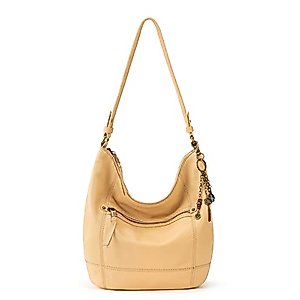 The Sak womens Leather, & Silhouette, Sequoia Hobo Bag in Leather Soft Slouchy Silhouette Timeless Elevated Design, Buttercup Ii, One Size US