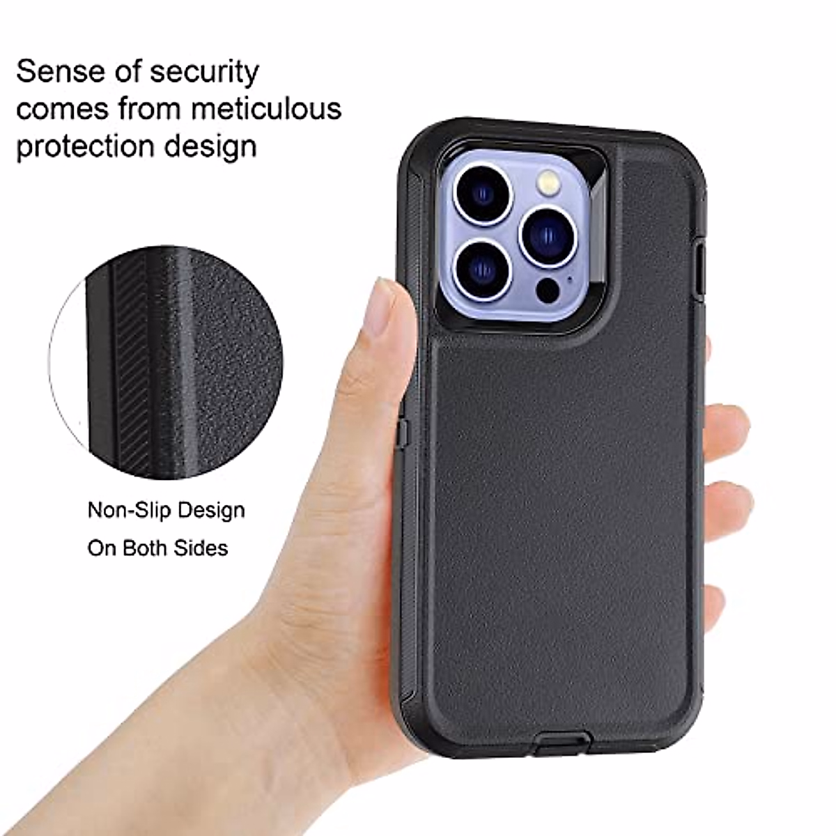 Compatible with iPhone 14 Pro Max Case Heavy Duty Protective Phone Case,Military Grade Full Body Protection Shockproof/Drop Proof Durable Phone Cover for Apple iPhone 14 Pro Max 6.7"
