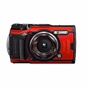 Olympus Tough TG-6 Waterproof Camera, Red -16GB Basic Bundle