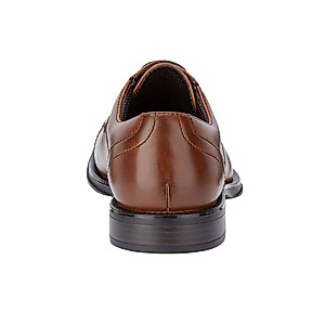 DOCKERS Mens Garfield Dress Cap Toe Oxford Shoe - Wide Widths Available, Tan, 8 M
