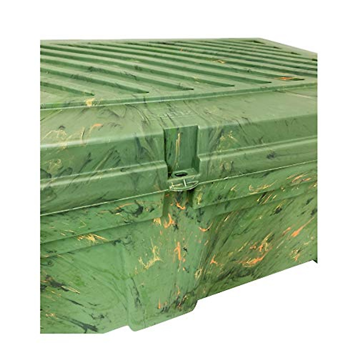 HOMZ Foot Locker Storage Container, Green Camo