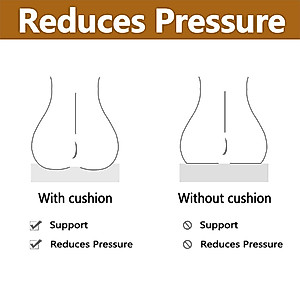 Memory Foam Seat Cushion, Ultra Soft Comfortable Square Chair Cushion Non Slip Breathable Removable Chair Pad Floor Cushion Great for Office Chairs Living Room Bedroom-A-45x45x4cm(18x18x2in)