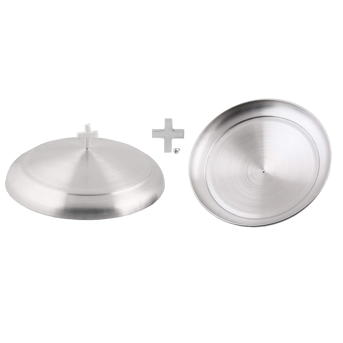 Stainless Steel Communion Tray Set and Bread Plate Set