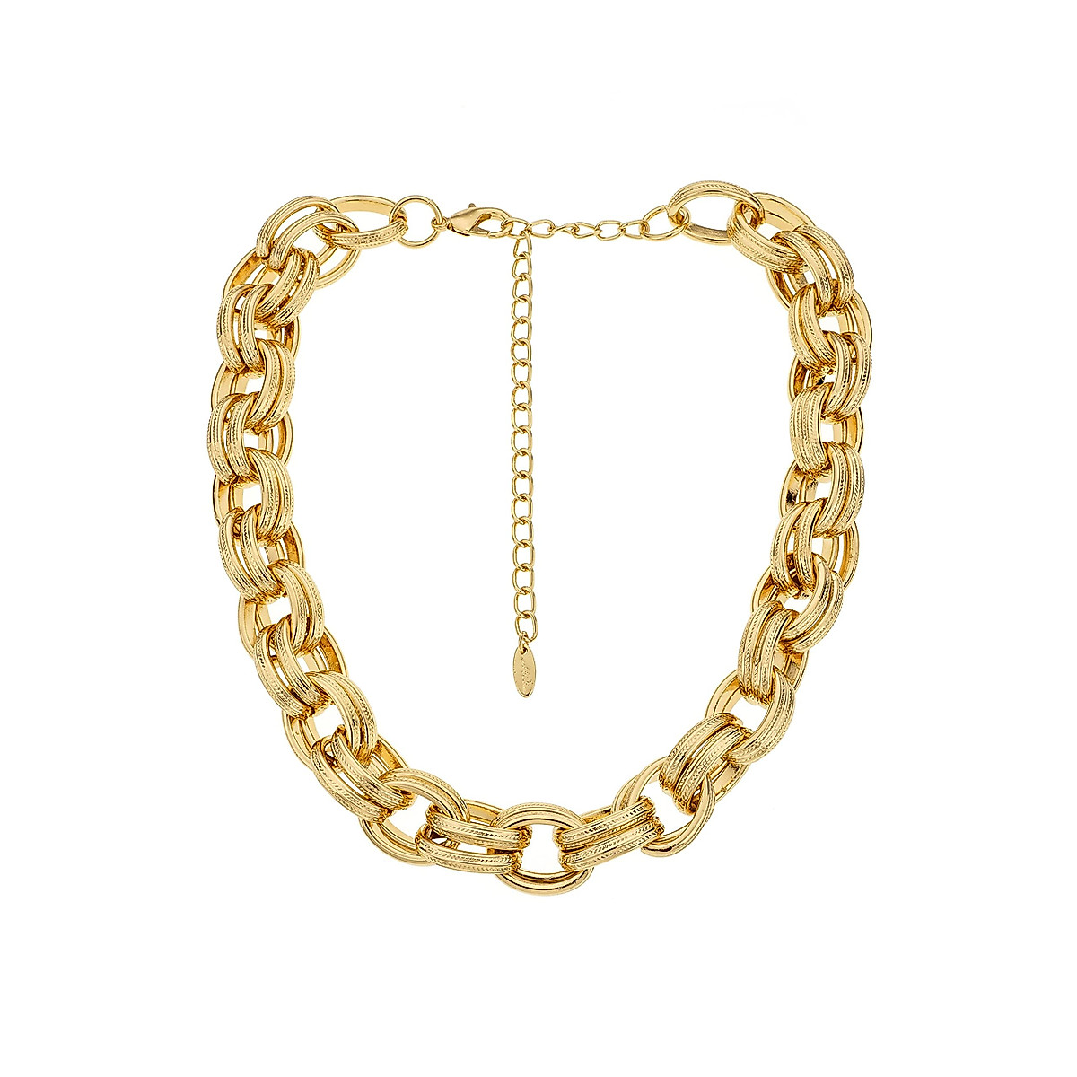 Ettika Chunky Gold Necklace. Gold Necklace, Bold & Chunky 18k Gold Plated Chain. Chunky Chain Necklace Women, Jewelry