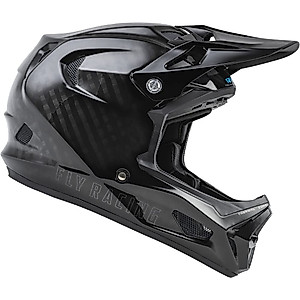 Fly Racing WERX-R Adult Carbon Cycling Helmet (Black, Medium)