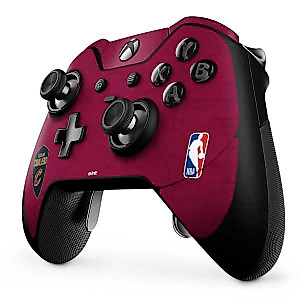 Skinit Decal Gaming Skin Compatible with Xbox One Elite Controller - Officially Licensed NBA Cleveland Cavaliers Distressed Design