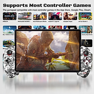 Joso Tablet Controller (11"), Phone Controller for iPhone, iPad, Android, Galaxy Z Fold4, Galaxy Z Flip4, Galaxy S23 S22 21Ultra, Fire HD 10, 8 to Play COD Mobile, Wireless Game Joystick Direct Play