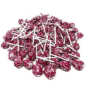 Red Raspberry Tootsie Pops Bulk Candy 100 Count Lollipops Suckers Variety Value Pack Aprox. 4.5 lbs (72 Oz)
