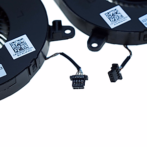 Rangale Replacement 1 Pairs CPU and GPU Cooling Fan for Dell 2019 G3-3590 G3 3590 G5 SE 15 5500 5505 G3-3500(i7 9th Gen) P89F Series Laptop CN-04NYWG & CN-0160GM 023.100G9.0013