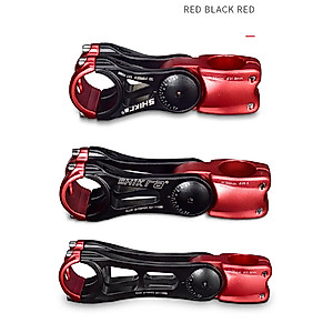 Bicycle Stem Mountain Bike Handlebar Height Adjuster Adjustable Angle Riser Bicycle Accessories 31.8x90/110/145mm Adjustable Stem for MTB,Road Bike,Cycling (31.8x145mm)