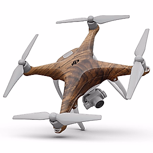 Design Skinz Design Skinz Raw Wood Planks V11 Full-Body Wrap Decal Skin-Kit Compatible with The Drone DJI Mavic