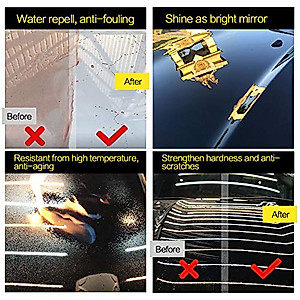 Malcm 9H Hardness Nano, Super Ceramic Coating for Cars,Car Liquid Ceramic Coating kit Hydrophobic Glass Coating Polish-30ML