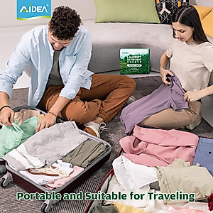 AIDEA Laundry Detergent Sheets, Laundry Sheets Detergent, Washer Sheets Detergent, No Plastic Jug, Laundry Soap Sheets For Travel, Home Washing, Fresh Scent-(160 Loads) 80 Sheets