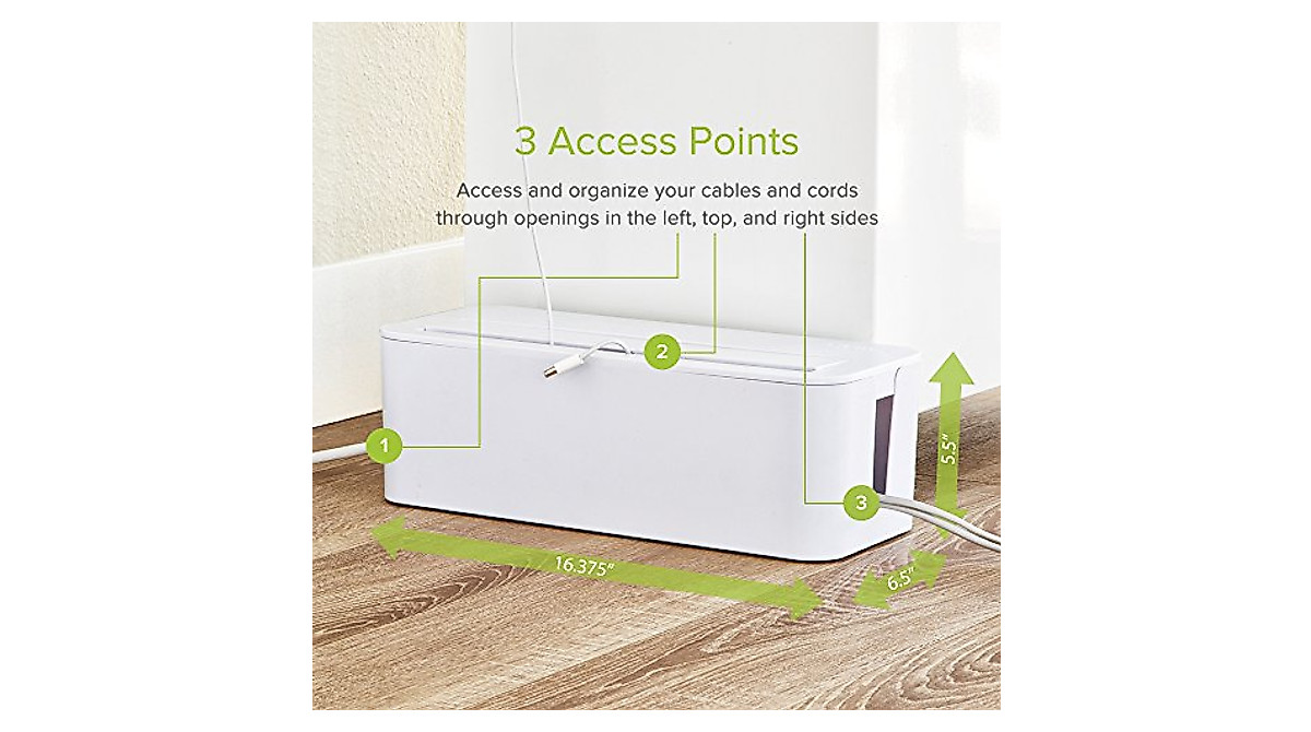 UT Wire Extra Large Cable Organizer for Tidy Spaces