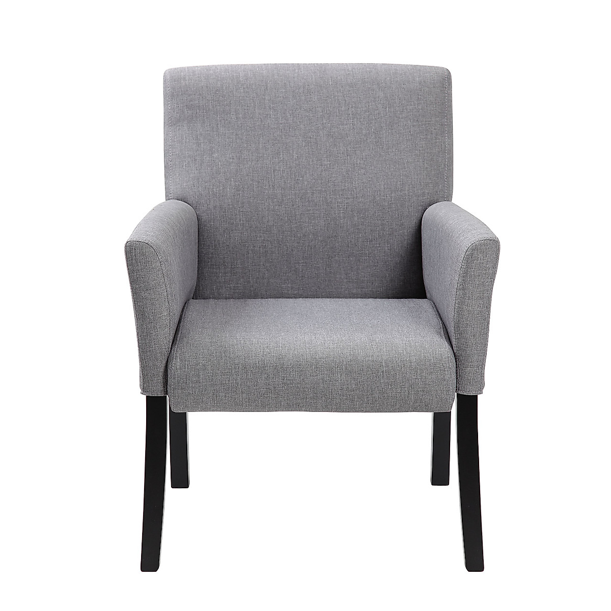 Boss Office Products Contemporary Guest Chair in Grey