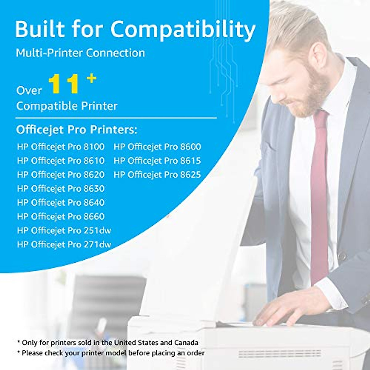 Palmtree Remanufactured Ink Cartridge Replacement for HP 950XL 950 XL 951XL 951 XL for OfficeJet Pro 8610 8600 8620 8625 8630 8100 8615 8640 8660 251dw 276dw Printer Ink Cartridge (4 Combo Pack)