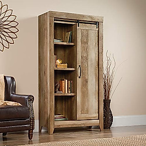 Sauder Adept Storage Cabinet, Craftsman Oak finish