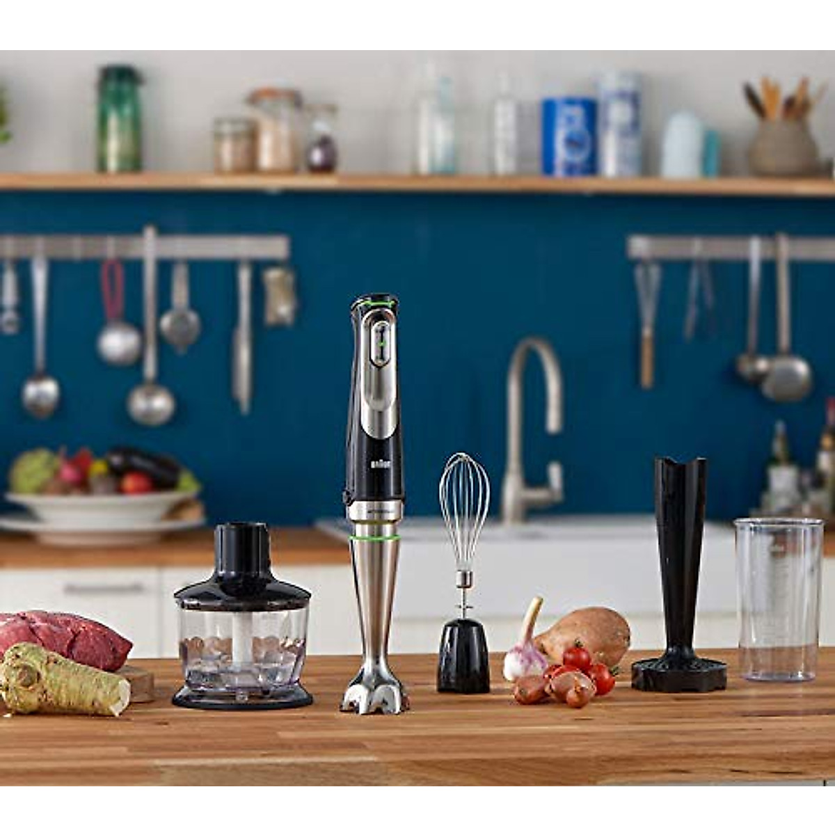 Braun MQ9037X Electric Hand Blender, Small, Black