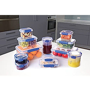 Sistema 1830 Klip It Collection Rectangle Food Storage Container, 101 Ounce
