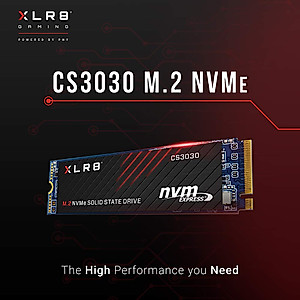 PNY XLR8 CS3030 1TB M.2 PCIe NVMe Gen3 x4 Internal Solid State Drive (SSD), Read Up to 3,500 - M280CS3030-1TB-RB