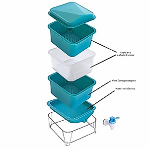 4-Tray Worm Compost Kit