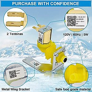 000009123 IH9123 33129026 Water Inlet Valve Assembly for Manitowoc ice Machines, 120V 60Hz 5W fits for I, IB, S, SD, JC, QR, SD and K Series ice Machines Parts