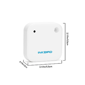 Inkbird Wireless Thermometer Humidity and Temperature Monitor, IBS-TH2 Freezer Thermometer Bluetooth Temperature Sensor Smart, with APP for Android and iOS (Temperature and Humidity Sensor)