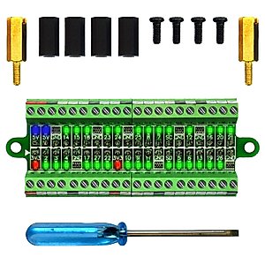 Ultra-Small RPi GPIO Status LED & Terminal Block Breakout Board Module for Raspberry Pi