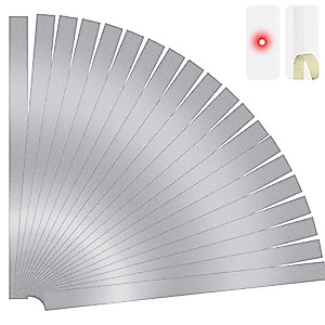 20 Pieces Reflective Tape Tachometer Tapes Strips for Optical and Laser Reflective Sticker for Non-Contact Digital Photo Tachometers Accessories Optical and Laser Tach RPM