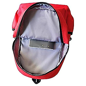 Itsuki Nakano Boys Backpack for School 17 Inch, Us Gamer Backpacks Laptop Backpack Bookbag Travel Back Pack Lightweight Waterproof for Student Work Casual Daily Use (Red)