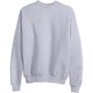 Hanes Men's EcoSmart Sweatshirt, Light Steel, Medium