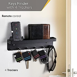 Key Finder Anti Lost Tag Beeper trackers - Locator to Find Lost TV Remote Control, Keys, Purse, Pets - Quick Finder Keychain Tracker Tags - Find Your Belonging Items Quickly