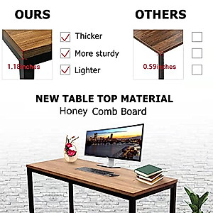 A AIRLLEN Computer Desk, 35X70 Inches Modern Simple Sturdy Office Writing Desk Study Office Table for Home Office mesa moderna escritorio de computadora