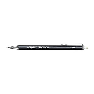Derwent Mechanical Pencils 0.7, Metal Barrel, Precision, HB (2302429)