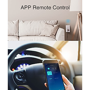 GHome Smart WO2-1 Smart Wall Outlet, White