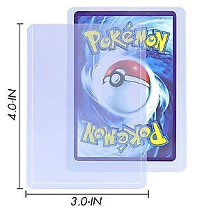 100ct TopLoaders and Card Sleeves,Card Protectors Hard Plastic, 3" x 4" Regular Fit for Trading Card,Baseball Card, Sports Cards (50pc Toploader+ 50pc Penny Sleeves)