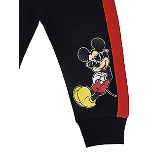 Disney Mickey Mouse Toddler Boys 2 Pack Pants Black/Gray 3T