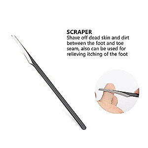 Manicure Set,Professional Pedicure Knife Set,Pedicure Kit,Dead Skin Corn Foot Callus Remover,Foot Care Tools for Travel or Home,Stainless Steel Foot File Rasp,Calluses and Dead Skin Pusher