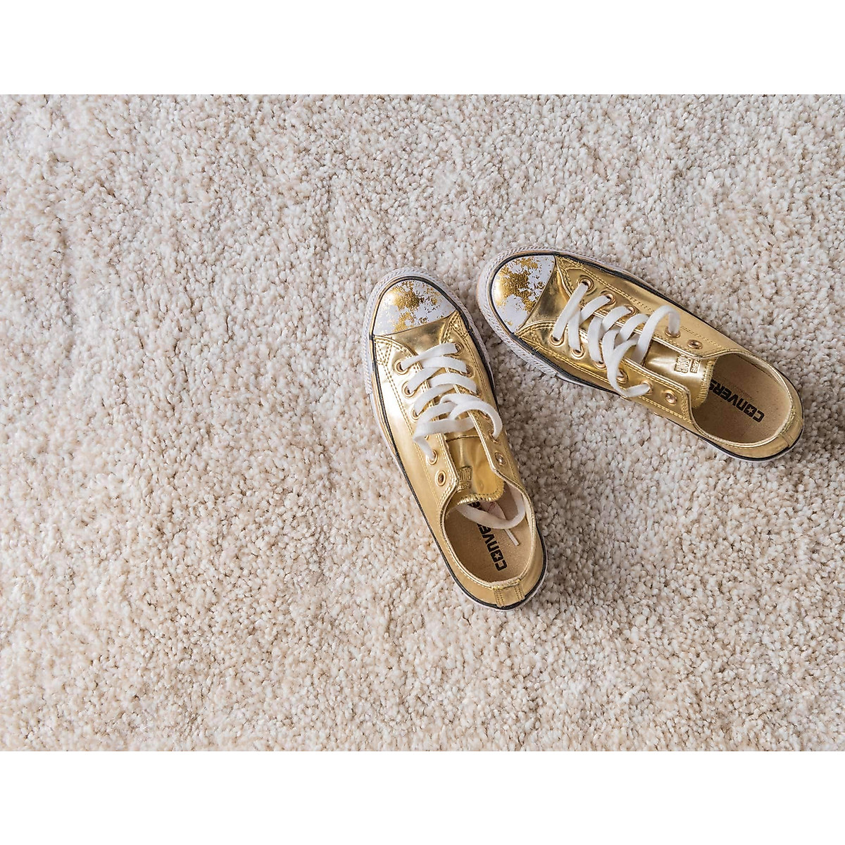 Unique Loom Solo Collection Area Rug - Calabasas (10' x 13' Rectangle, Ivory)