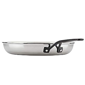 KitchenAid 5-Ply Clad Polished Stainless Steel Fry Pan/Skillet, 12.25 Inch