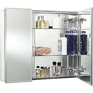 Jacuzzi PD44000 PD44000 26" H x 30" W x 5-1/4" D Double Door Medicine Cabinet